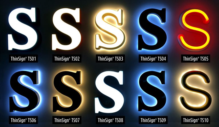 Reclame maken Thin Sign LED letters | Benelux Sign Systems